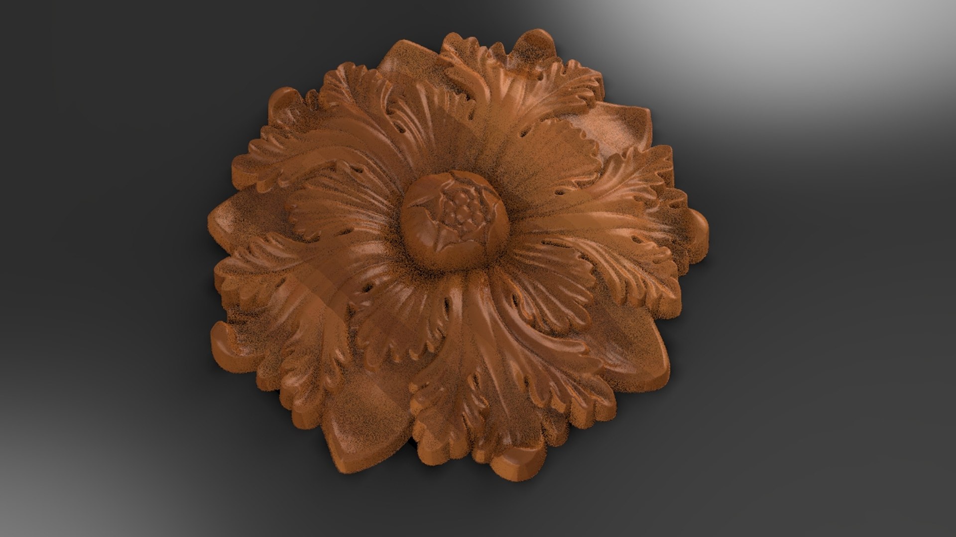 3d Carved Cnc Work Model