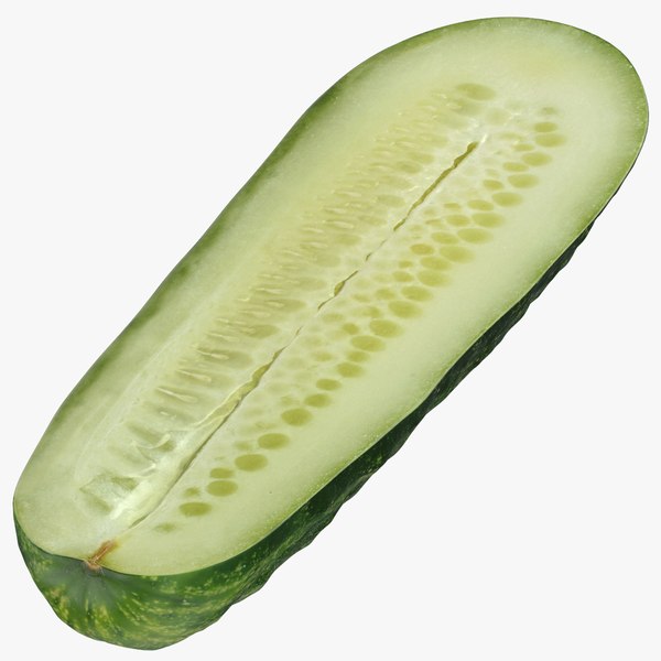 Kirby cucumber 02 cut model - TurboSquid 1502764