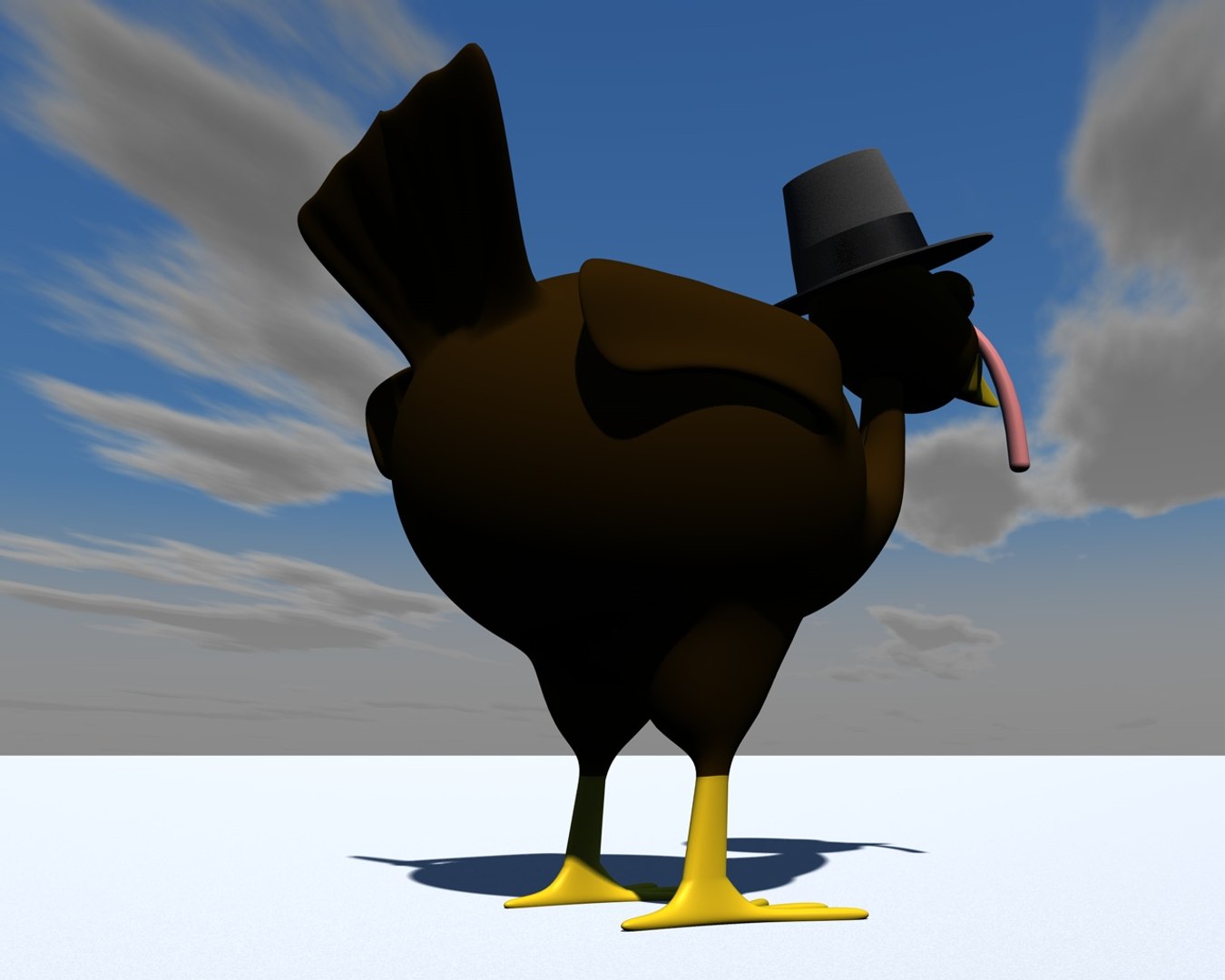 3ds Max Turkey Thanksgiving