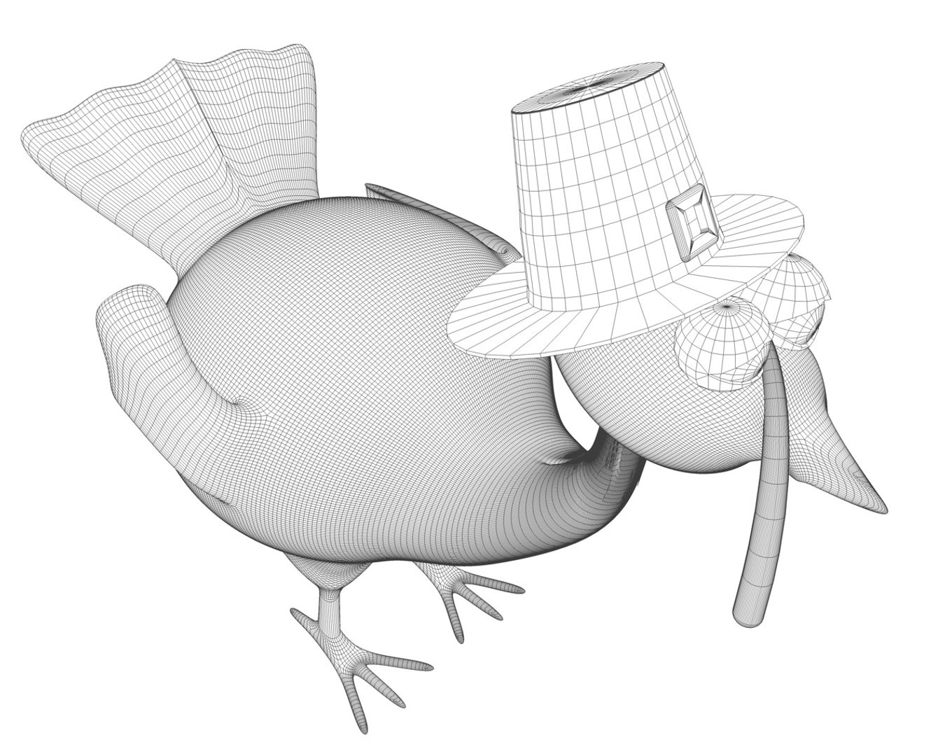 3ds Max Turkey Thanksgiving