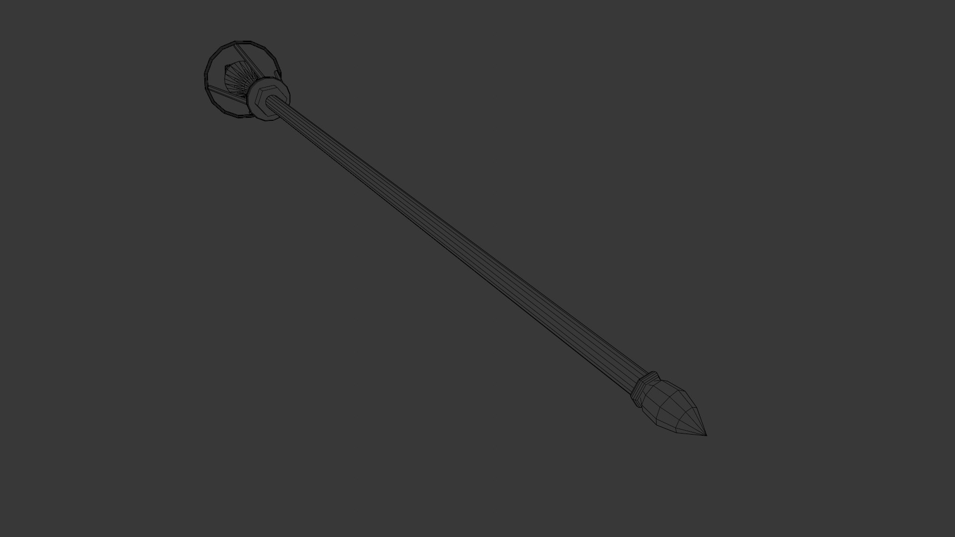 Free Crystal Staff 3D Model - TurboSquid 2248149