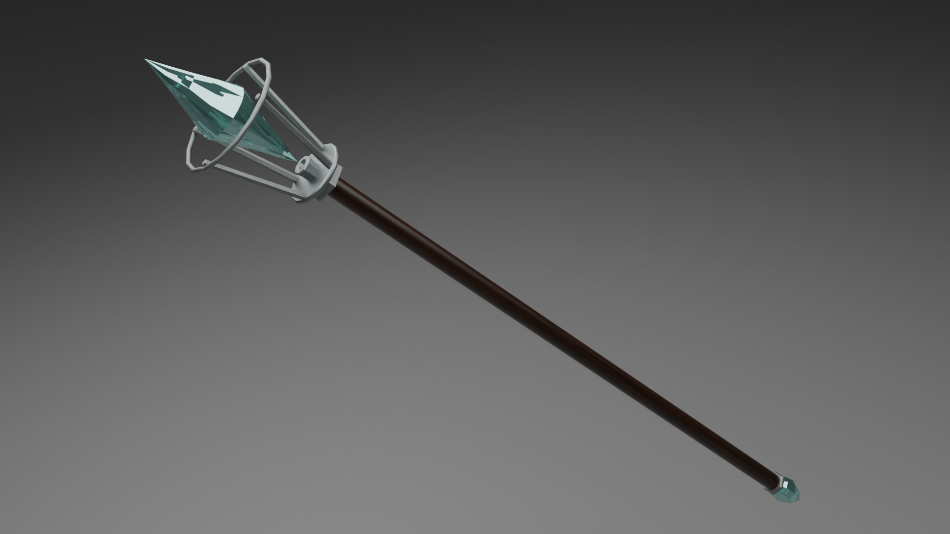 Free Crystal Staff 3D Model - TurboSquid 2248149