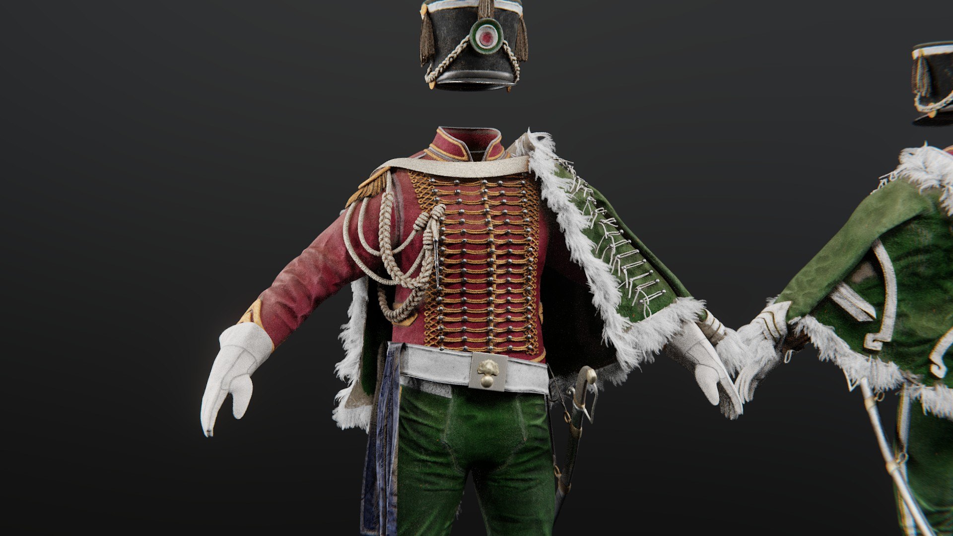 3D Model Soldier Napoleon High Rank Officer - TurboSquid 2016548