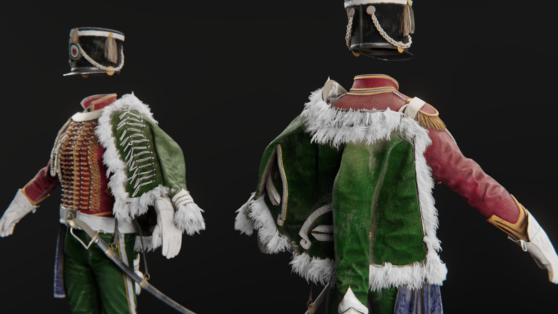 3D Model Soldier Napoleon High Rank Officer - TurboSquid 2016548