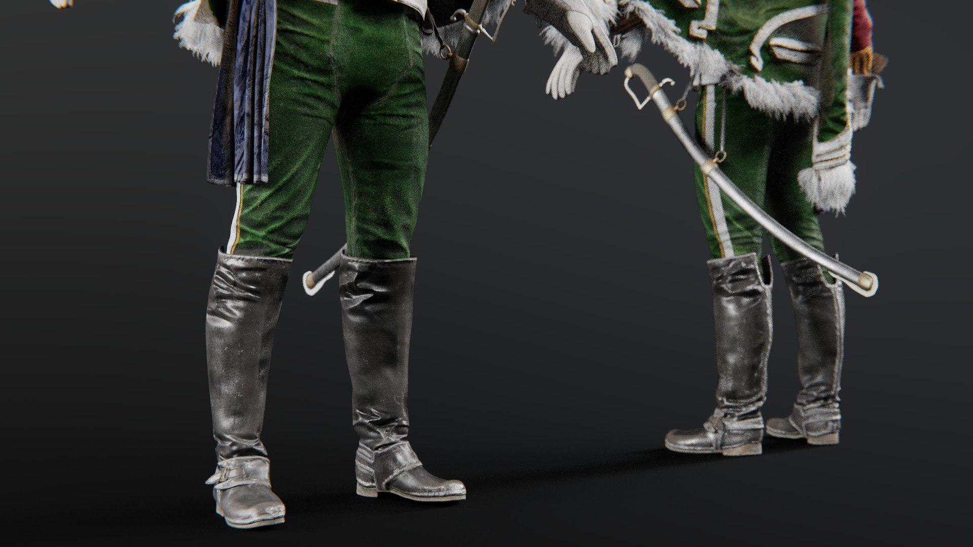 3D Model Soldier Napoleon High Rank Officer - TurboSquid 2016548