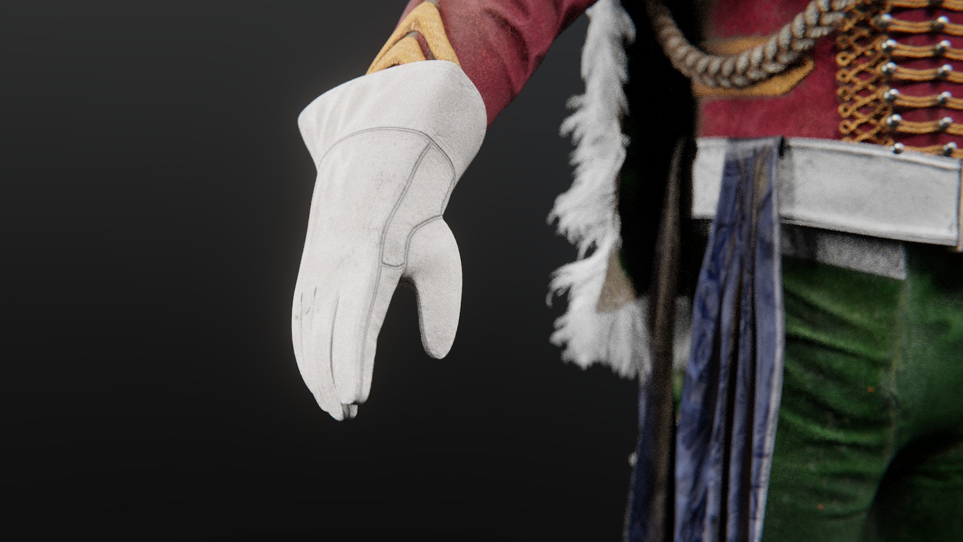 3D Model Soldier Napoleon High Rank Officer - TurboSquid 2016548