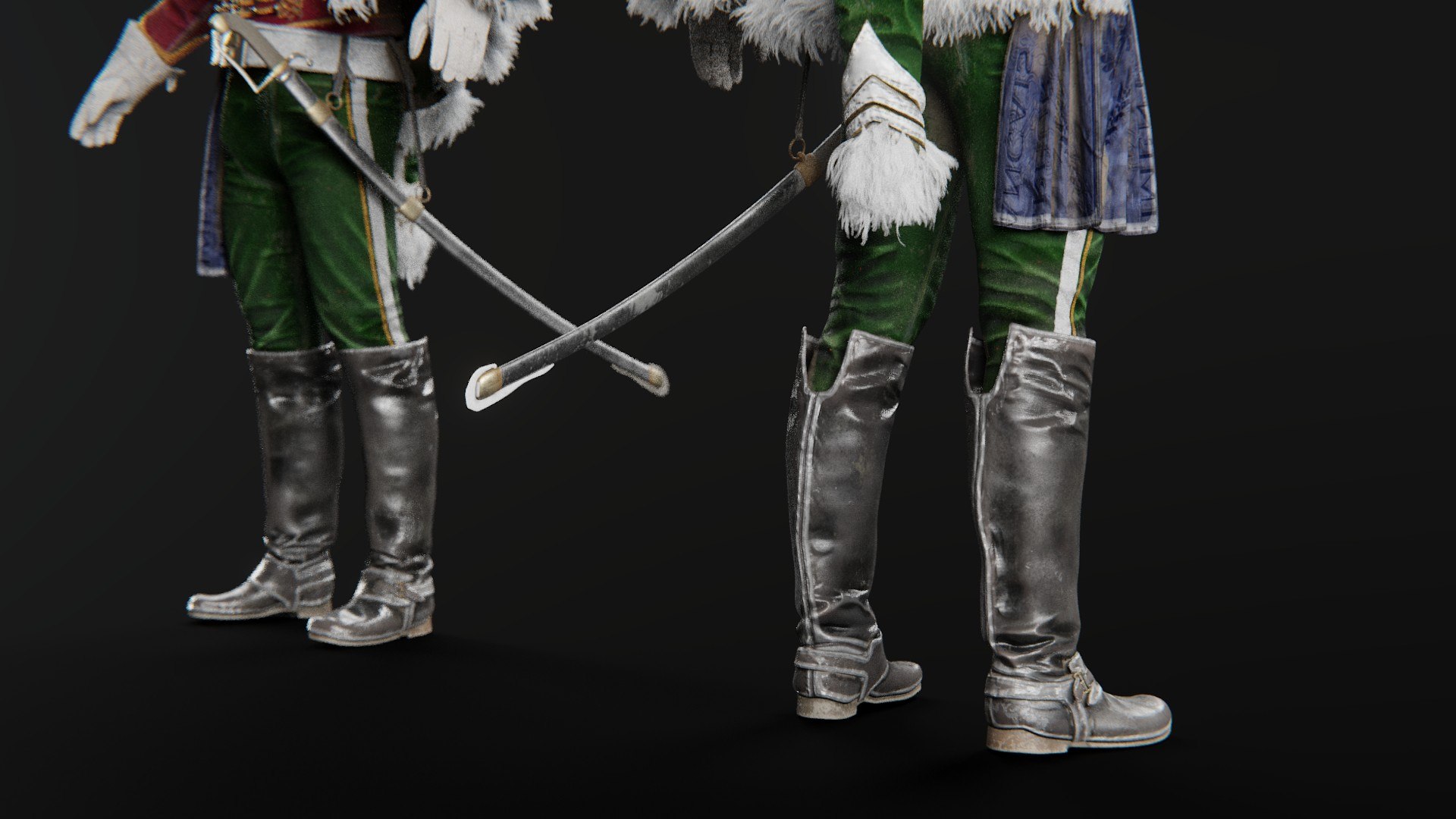 3D Model Soldier Napoleon High Rank Officer - TurboSquid 2016548