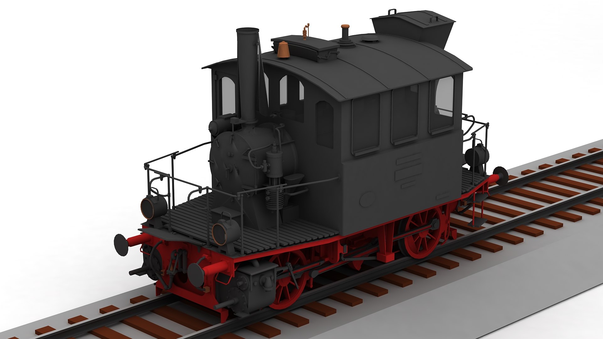 modelo 3d Locomotora de vapor - TurboSquid 1953902