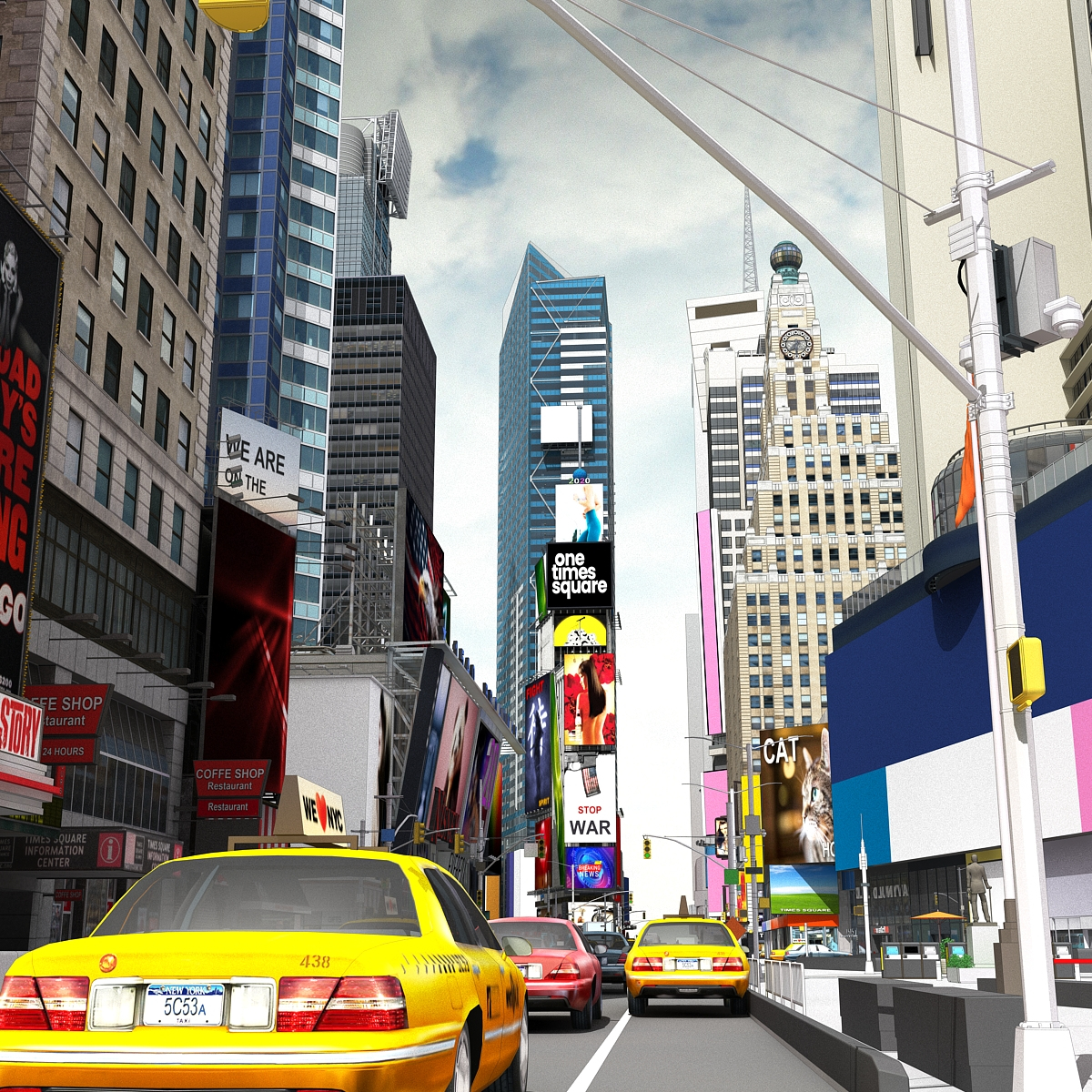 modelo 3d Color de Times Square Vol. 2 - TurboSquid 2193316