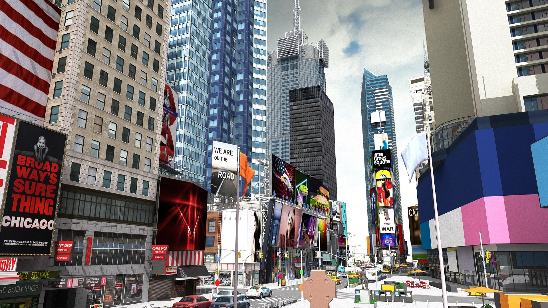 Times Square Color Vol 2 3D - TurboSquid 2193316