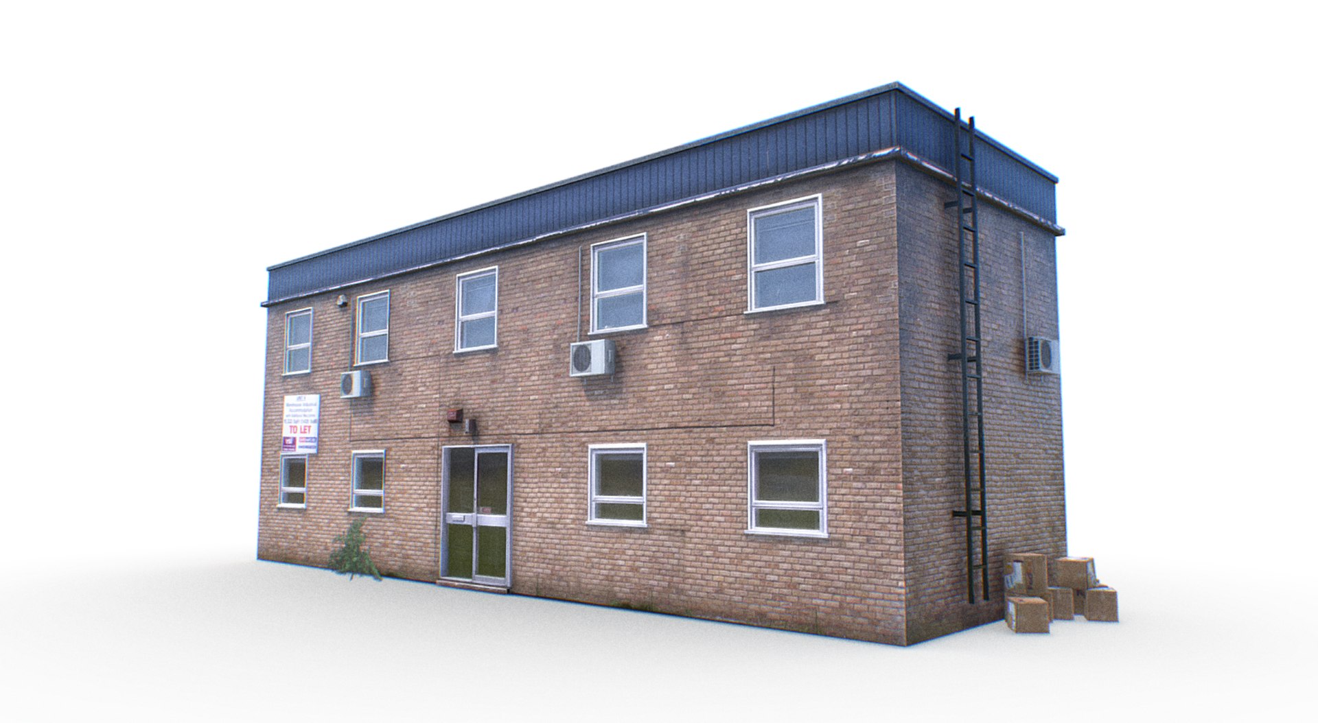 Photorealistic European Buildings City 3d Model