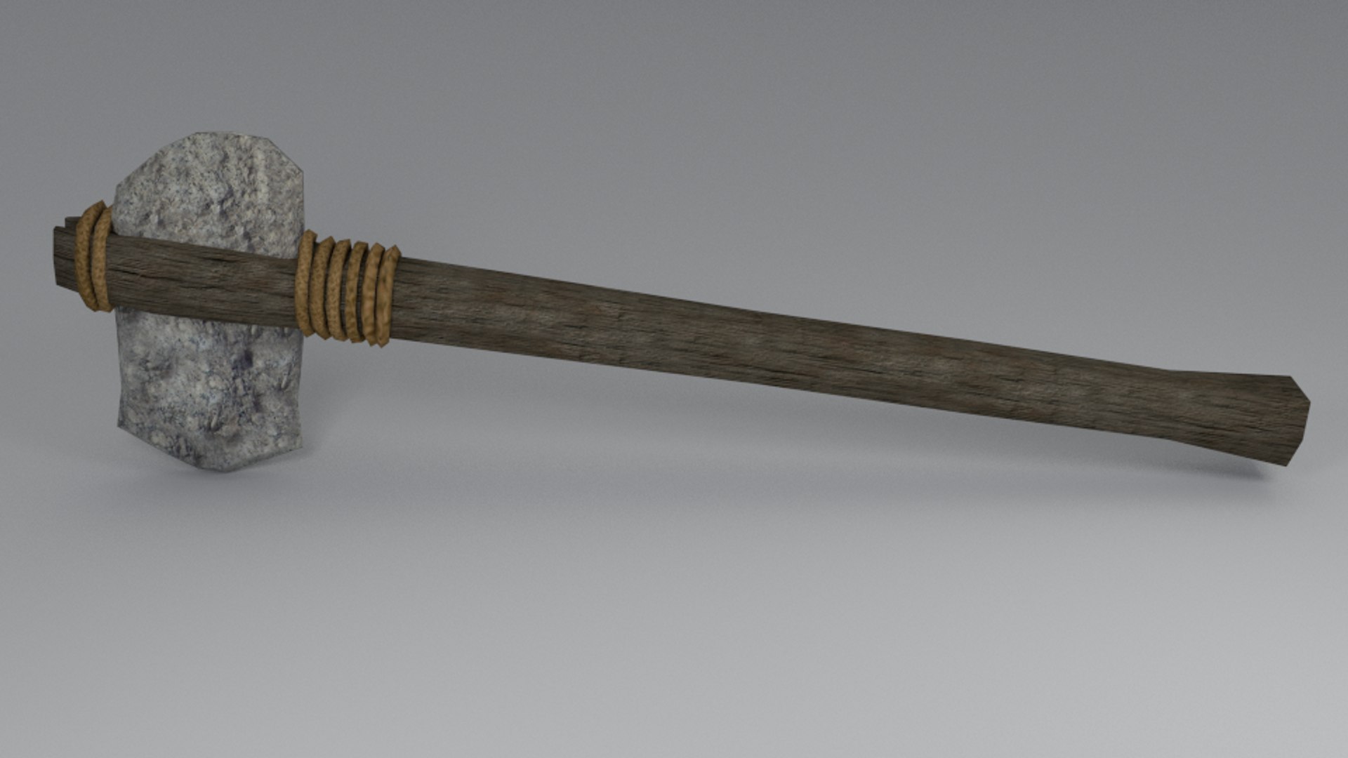 Stone Axe 3d Obj