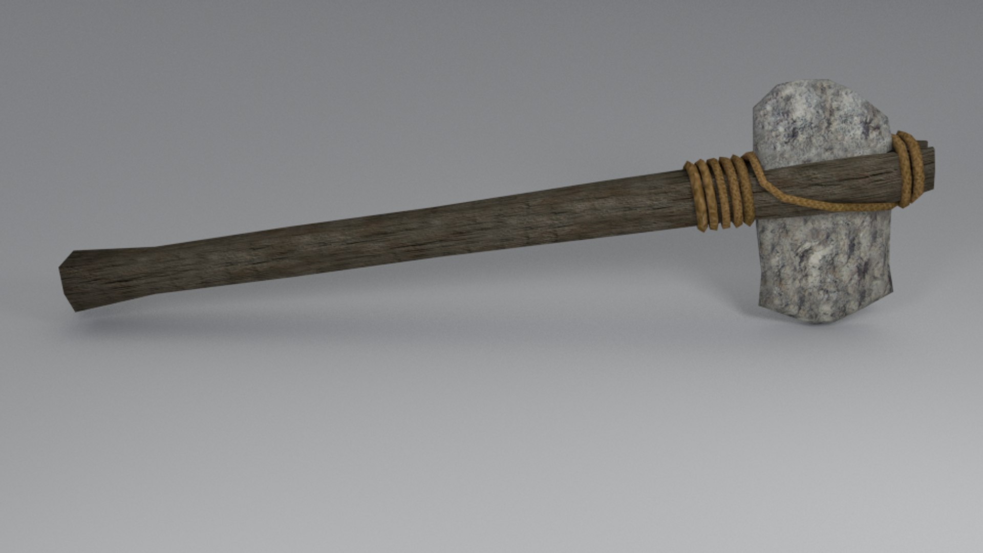 Stone Axe 3d Obj