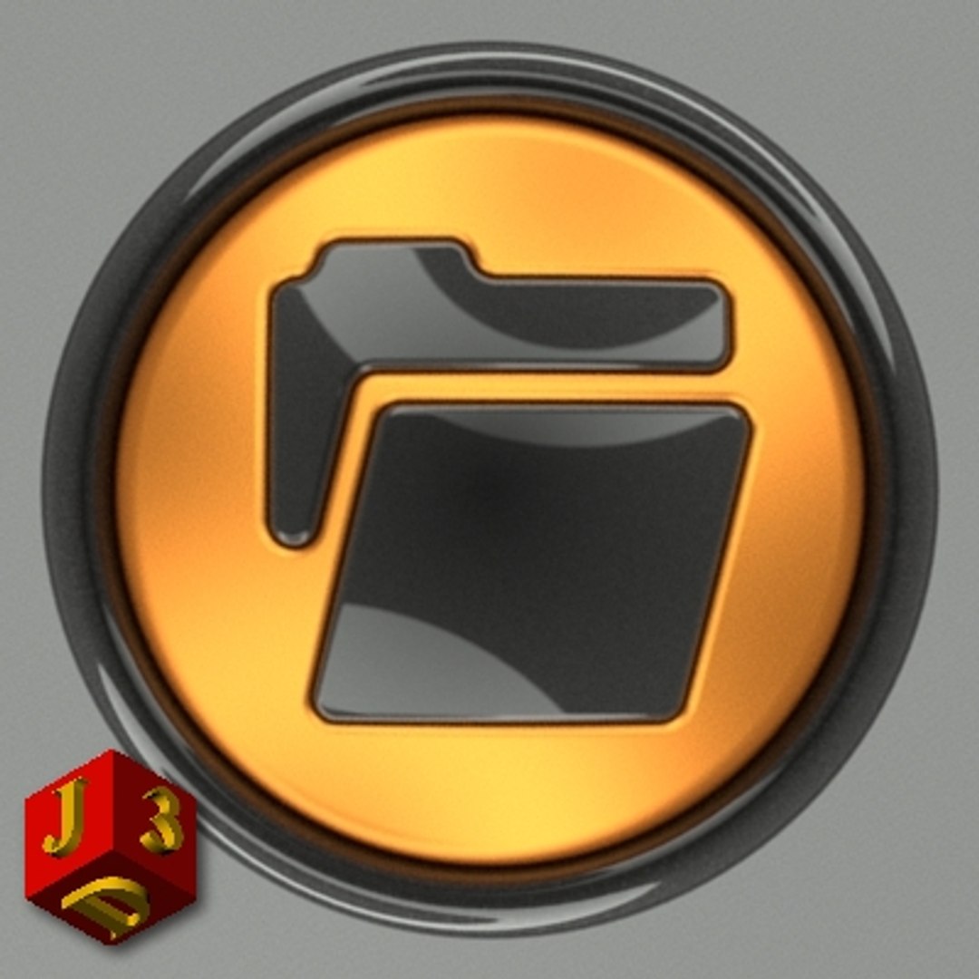 Free Button Web Design 3d Model