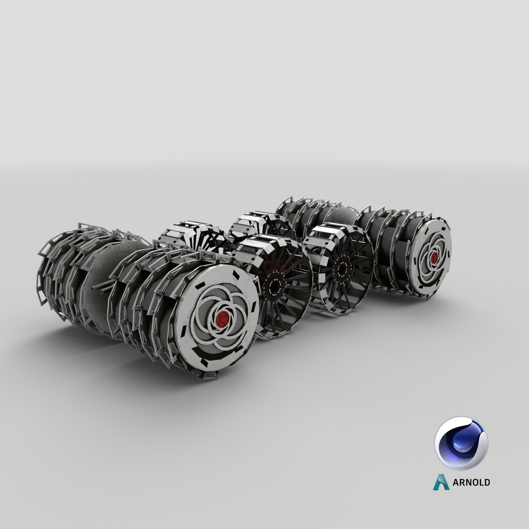 NASA RASSOR Mining Excavator Rover 3D model - TurboSquid 2083432
