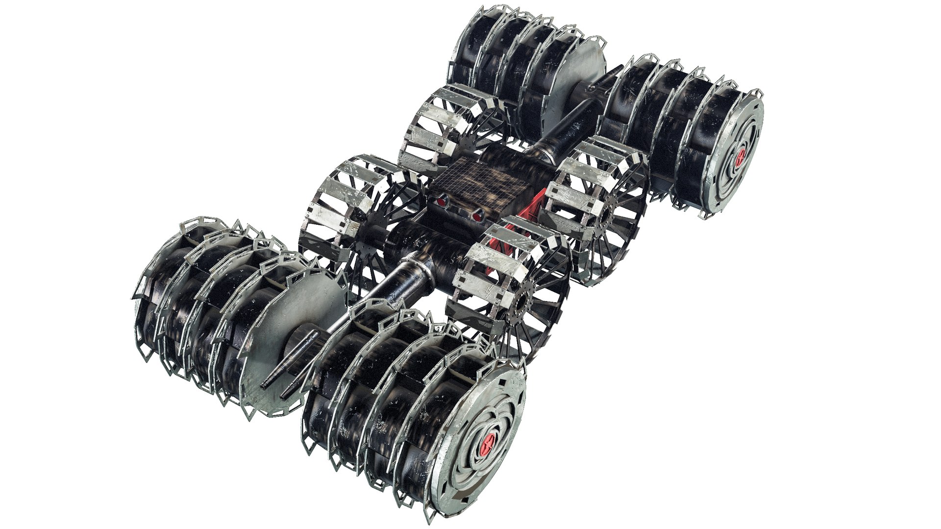 NASA RASSOR Mining Excavator Rover 3D Model - TurboSquid 2083432