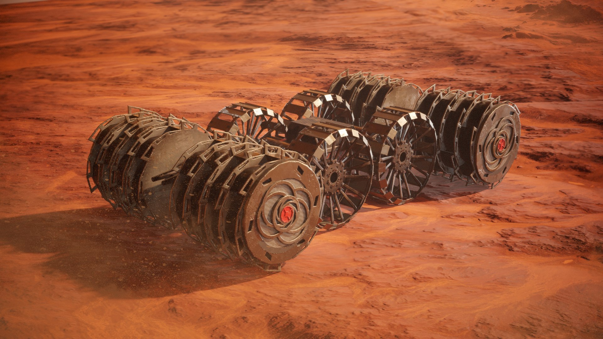 NASA RASSOR Mining Excavator Rover 3D Model - TurboSquid 2083432