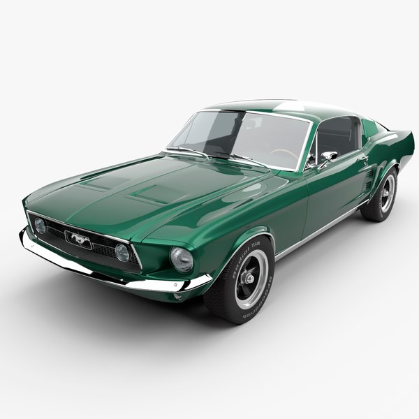 modelo 3d Ford Mustang Fastback de 1967 - TurboSquid 1724493