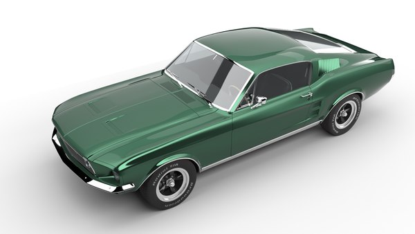 Ford Mustang Fastback 1967 3D model - TurboSquid 1724493