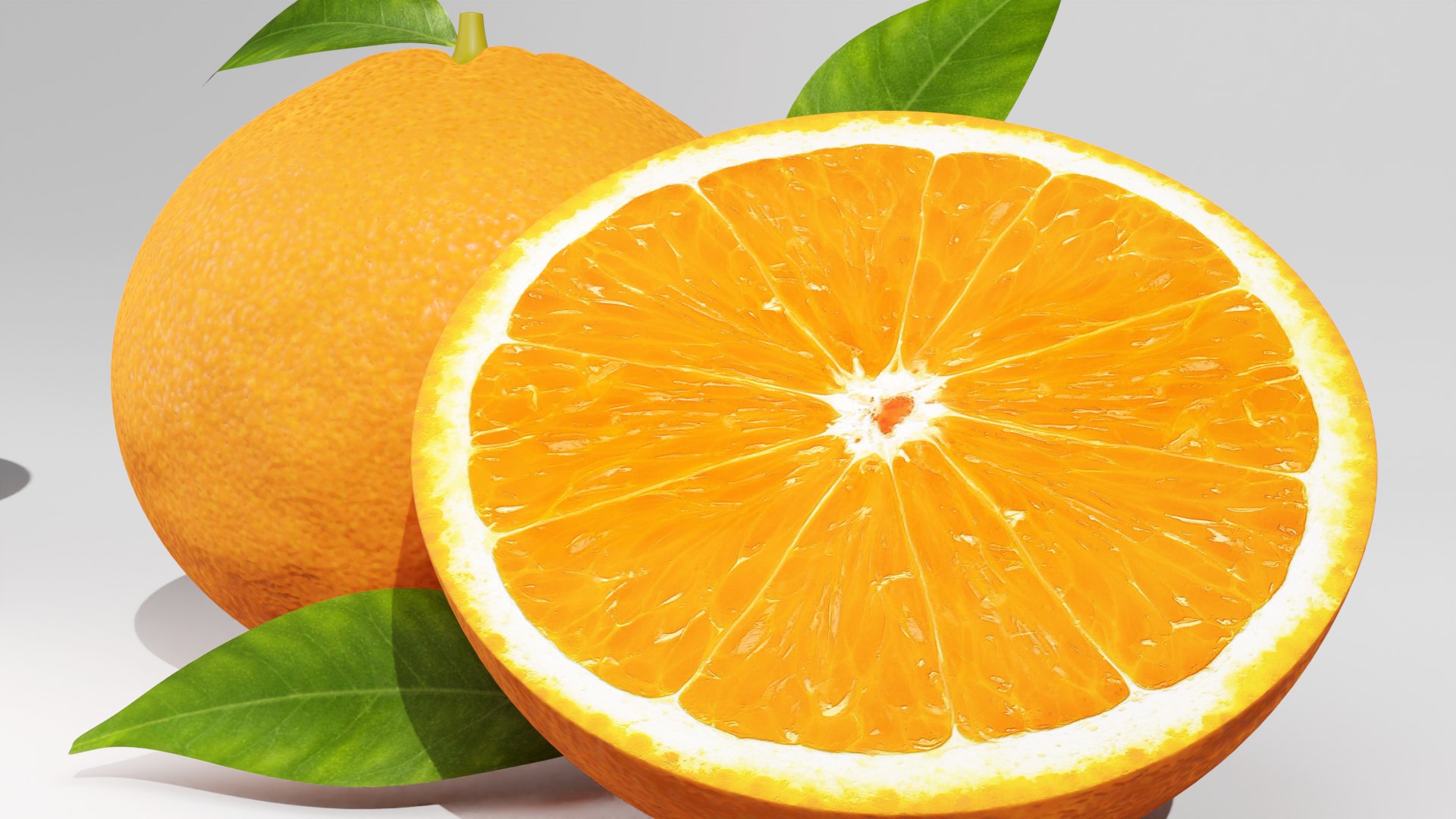 3D Model 3D Model Orange Fruit - TurboSquid 2327270
