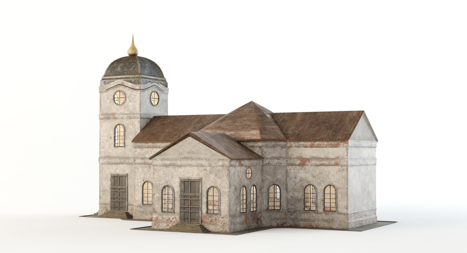 Old Church Khirkha Smooth Model - TurboSquid 1430363