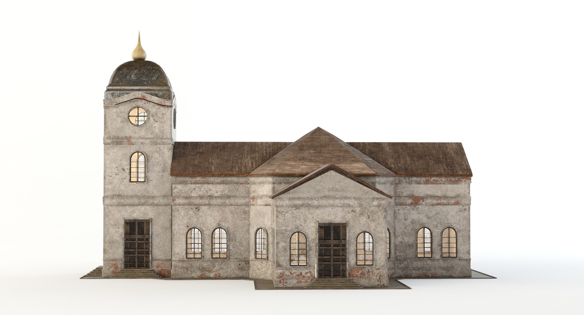 Old Church Khirkha Smooth Model - TurboSquid 1430363