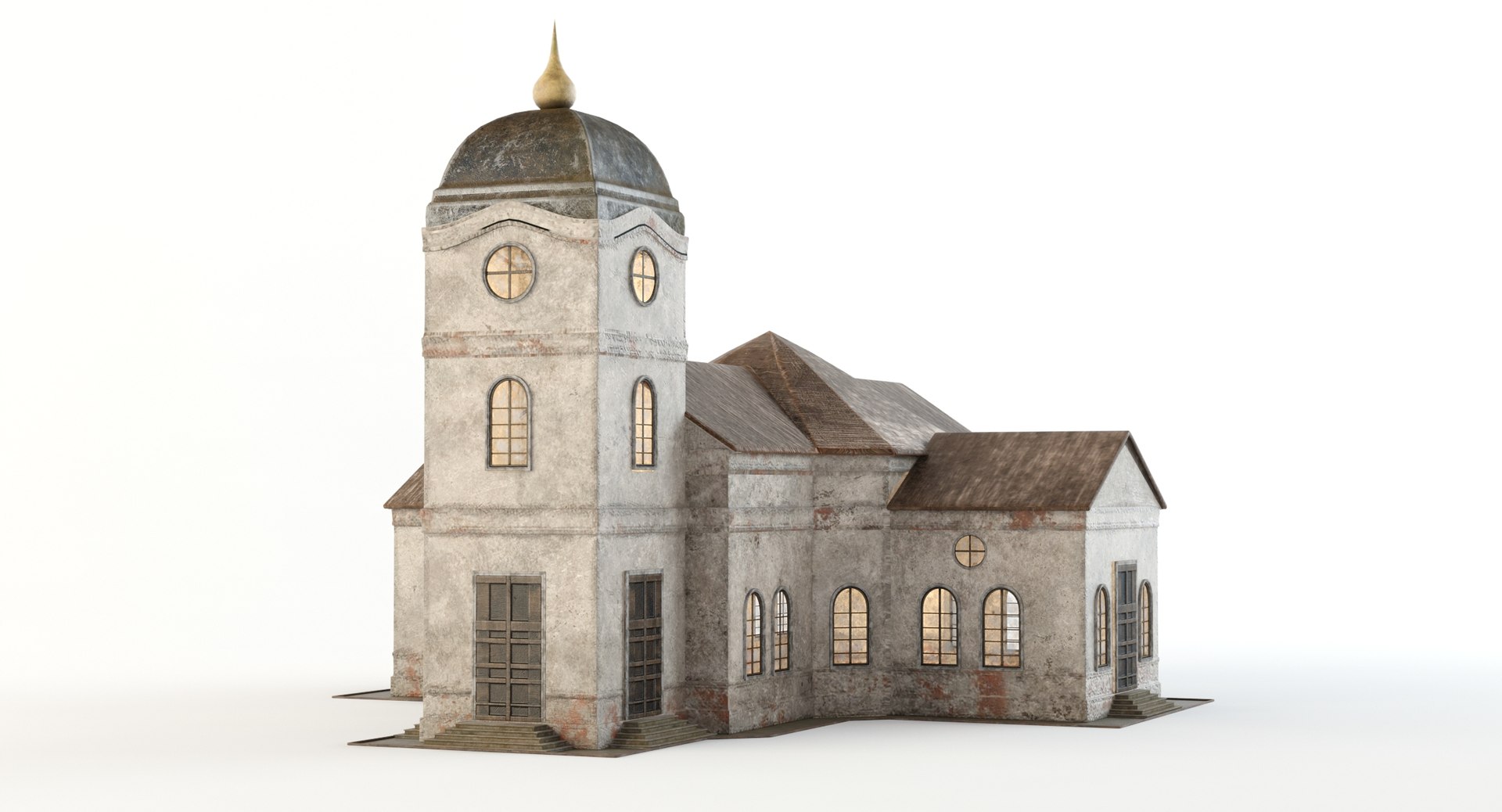 Old Church Khirkha Smooth Model - TurboSquid 1430363