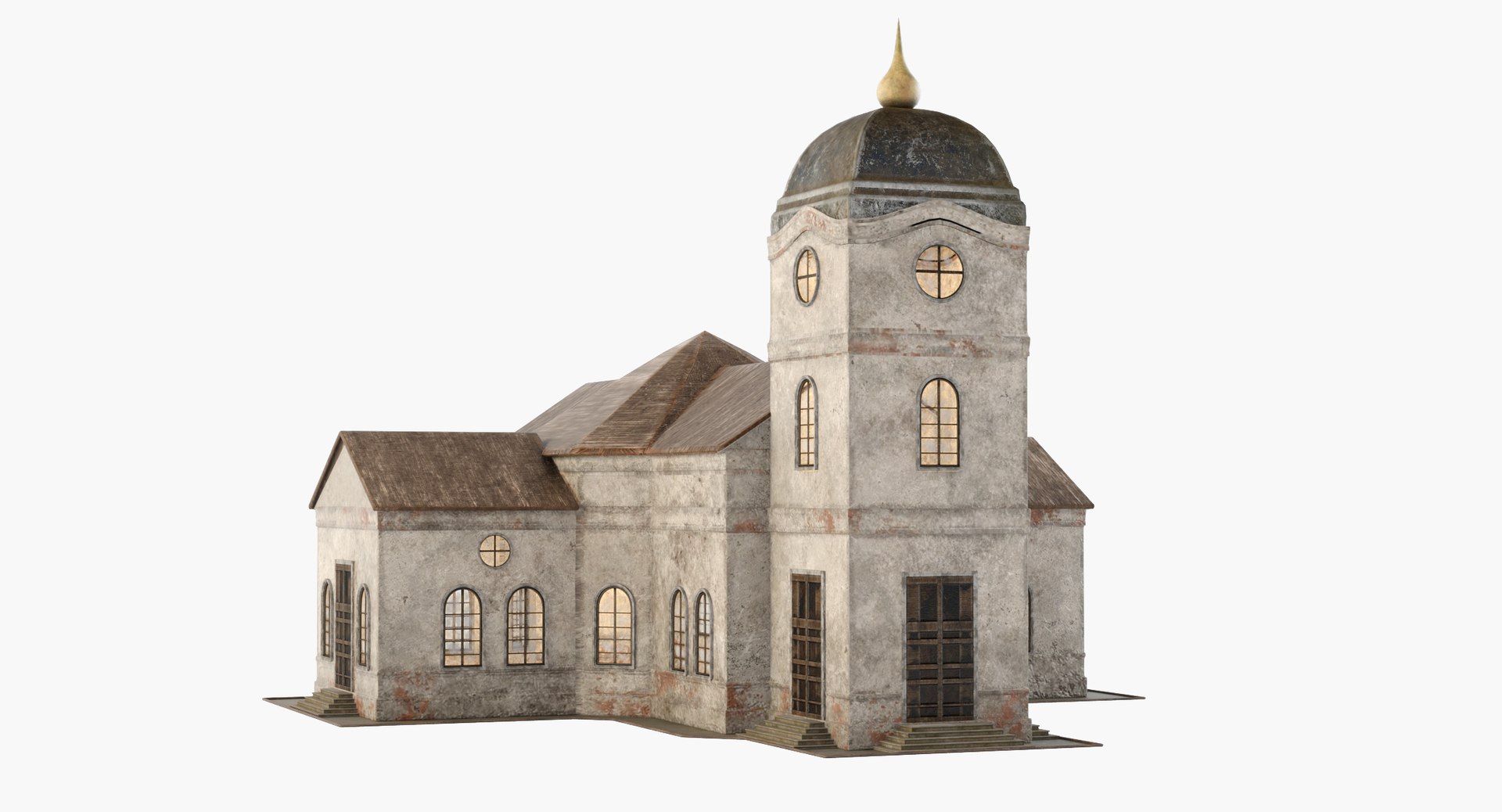 Old Church Khirkha Smooth Model - TurboSquid 1430363