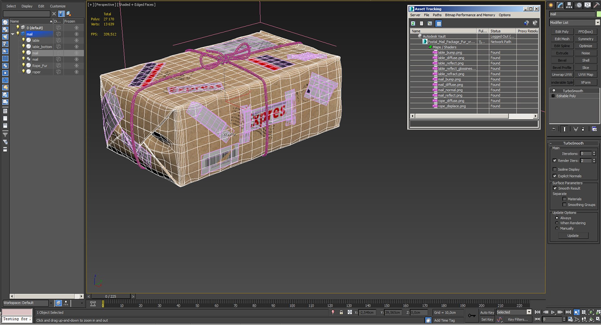 Postal Mail Package Packing Model - TurboSquid 1416893