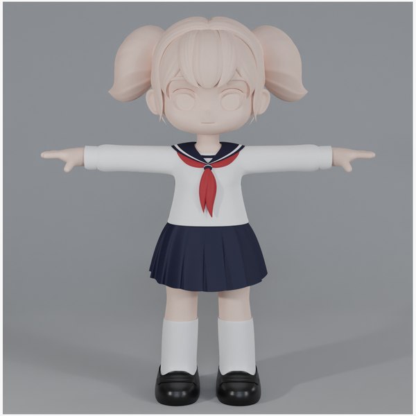 3D Chibi Models | TurboSquid