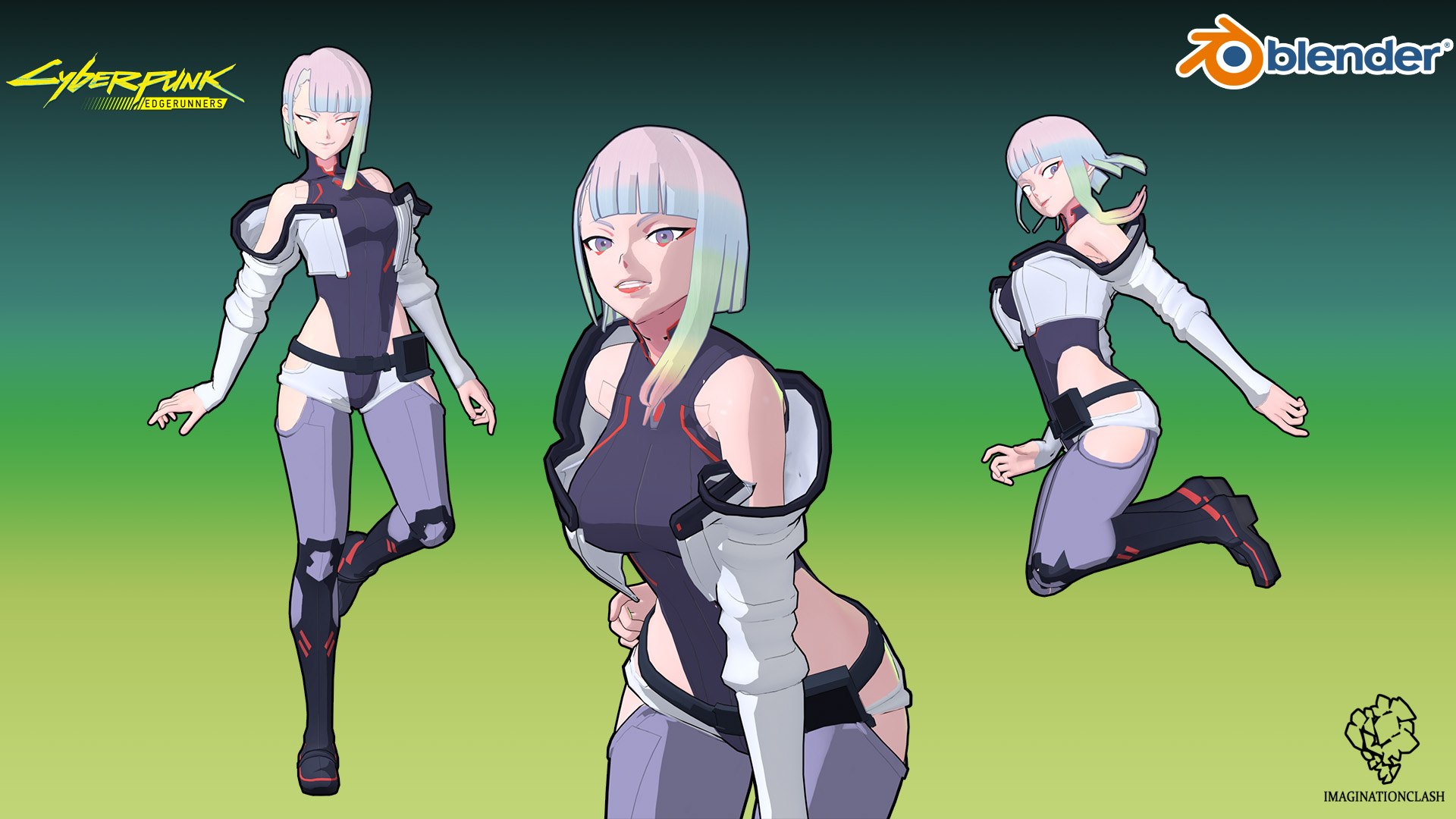 LUCY CYBERPUNK EDGERUNNER model - TurboSquid 2167831