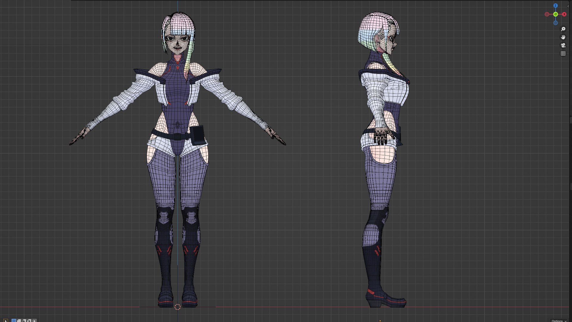 LUCY CYBERPUNK EDGERUNNER model - TurboSquid 2167831