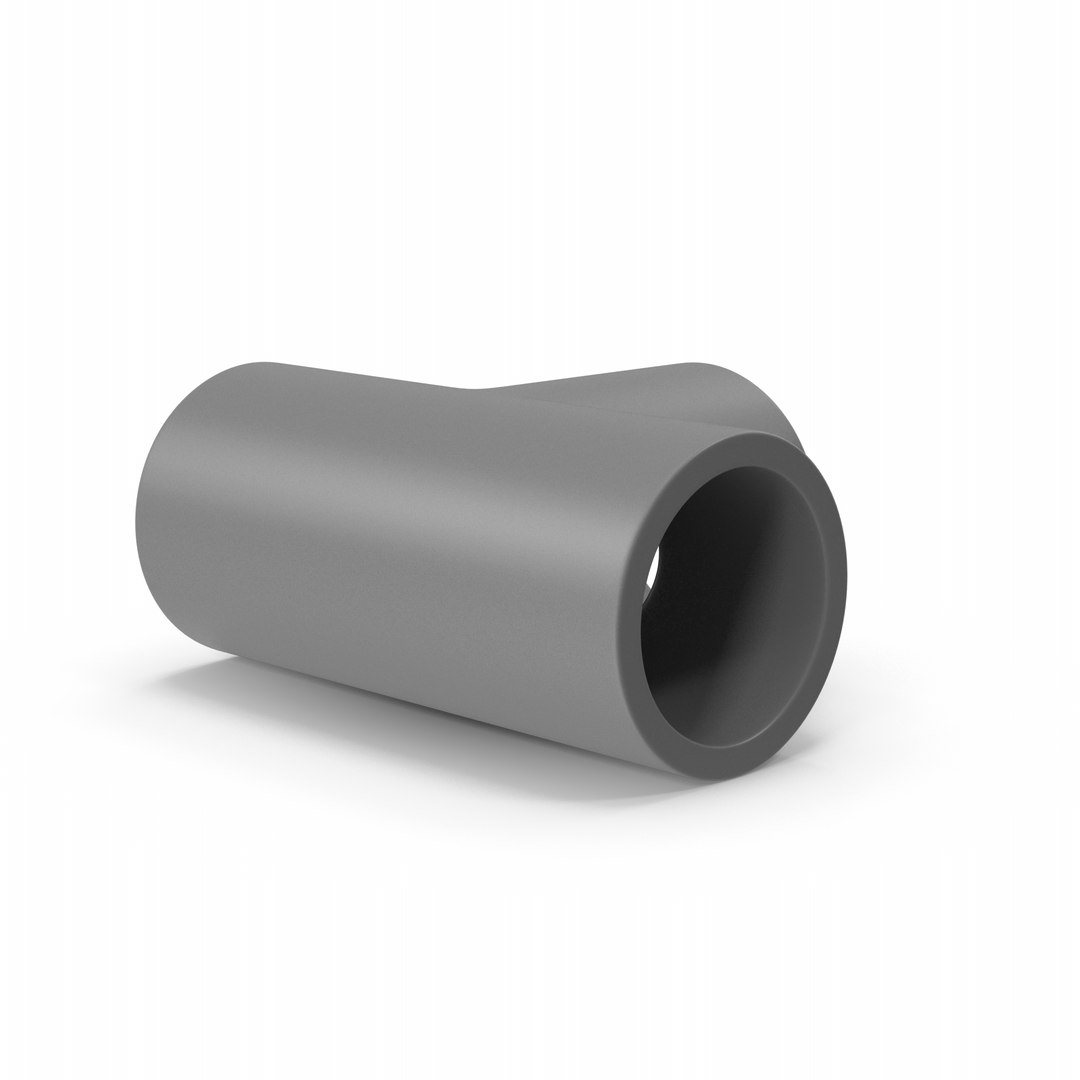 Plastic Pipe Tee 3D Model - TurboSquid 1979508
