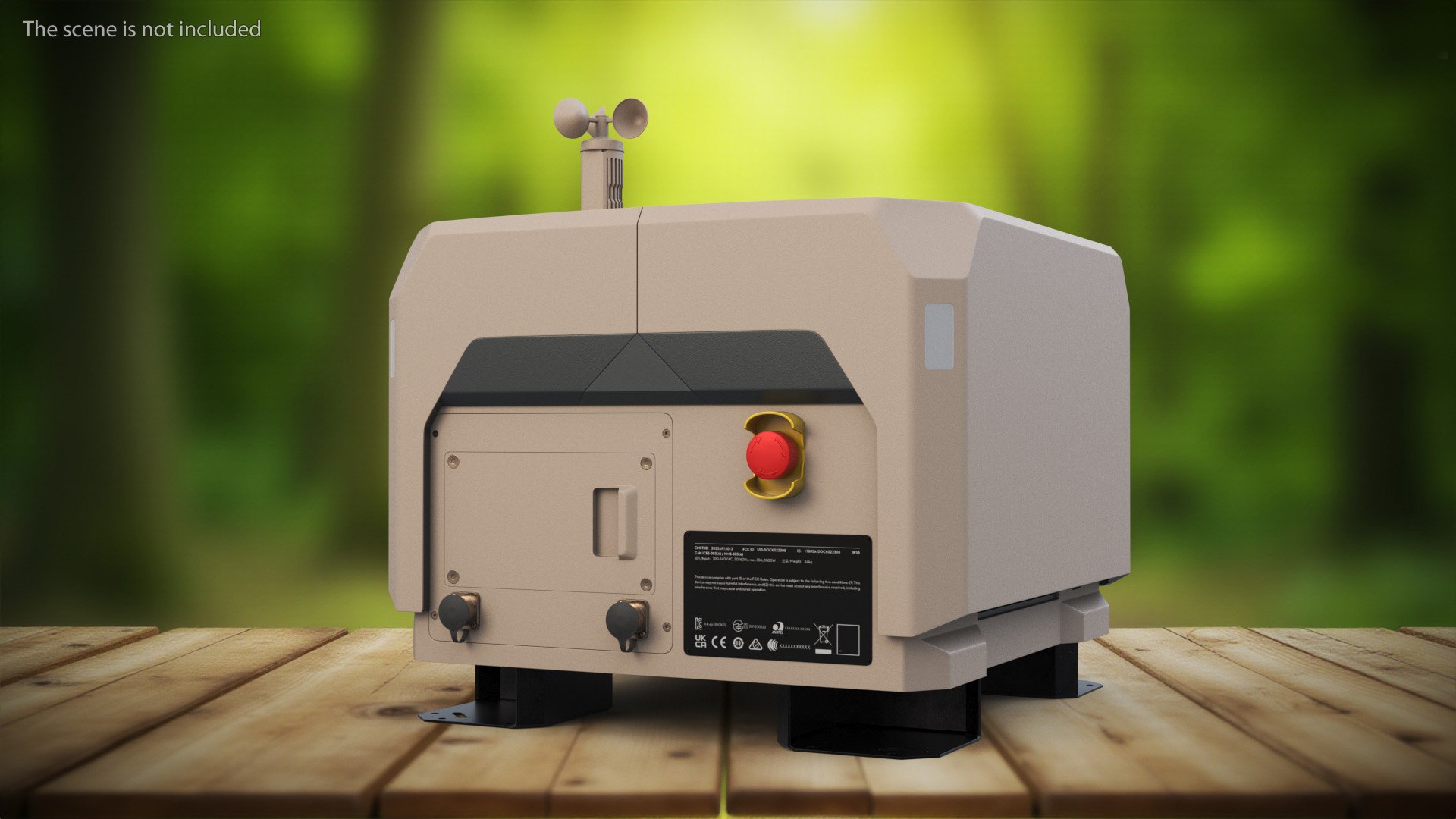 3D Autonomous Drone Dock Station Closed Sand Beige Model - TurboSquid ...