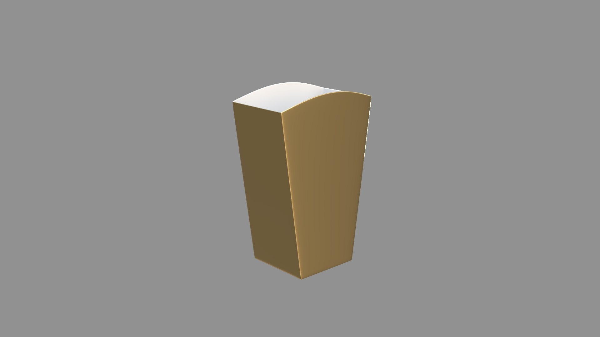 Square Box Popcorn Collection Of 6 3D Model - TurboSquid 2377291