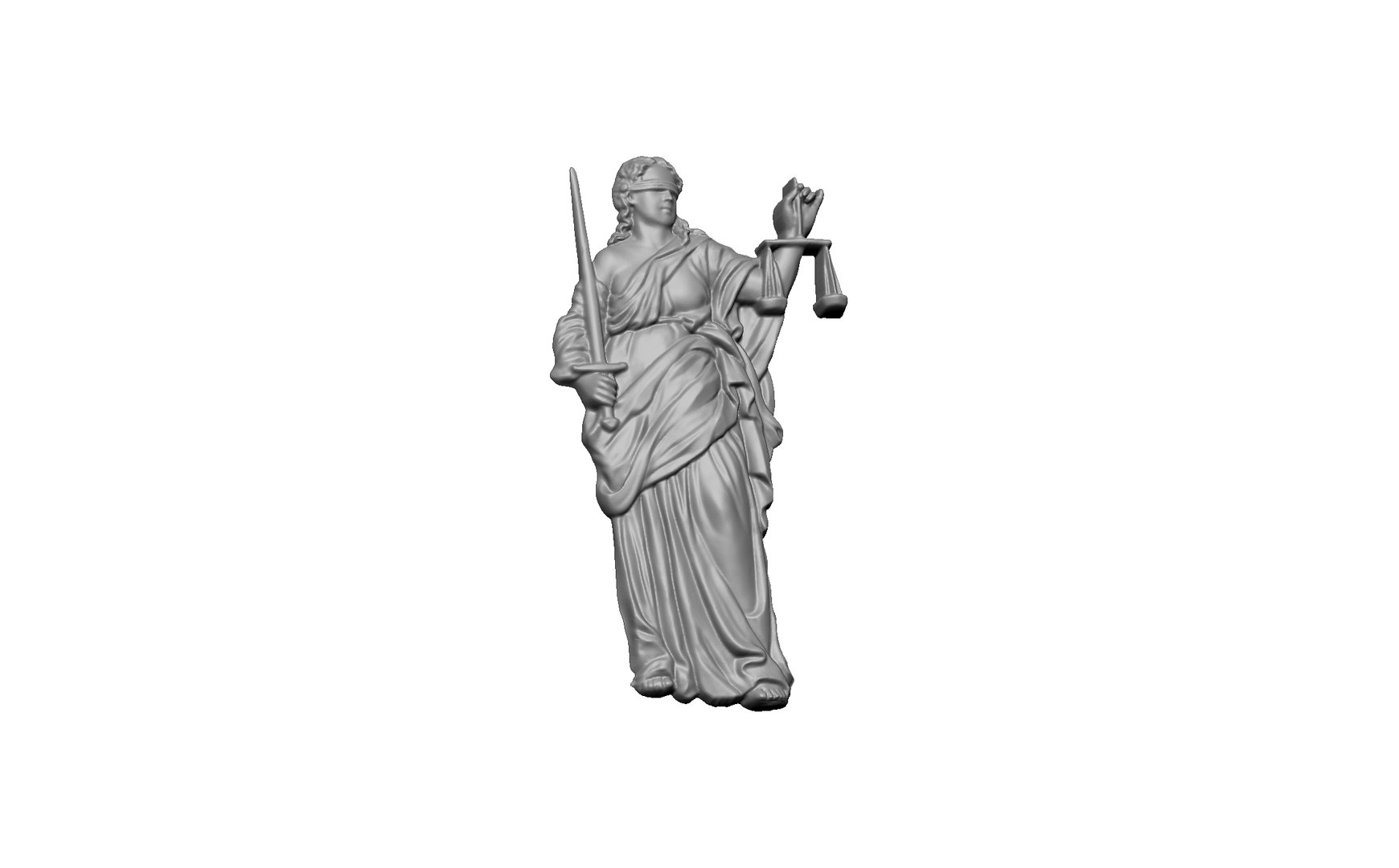 3D Model Themis Goddess Justice - TurboSquid 2252473
