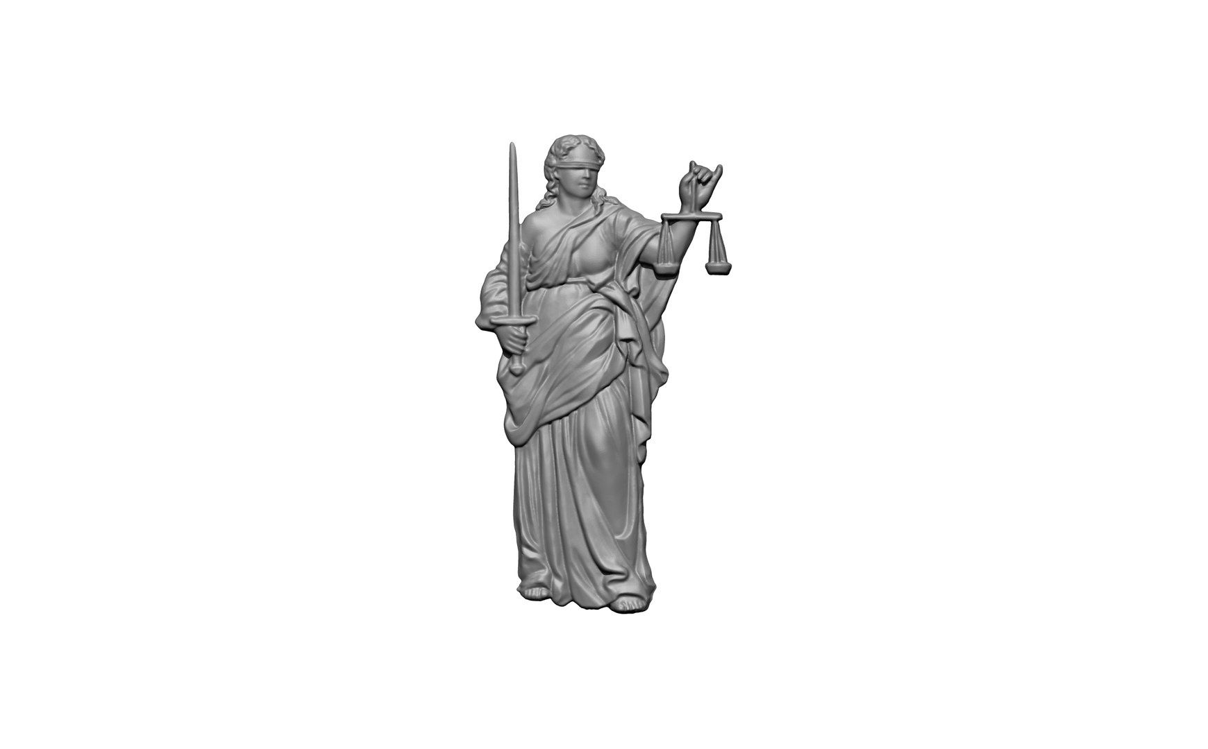 3D Model Themis Goddess Justice - TurboSquid 2252473
