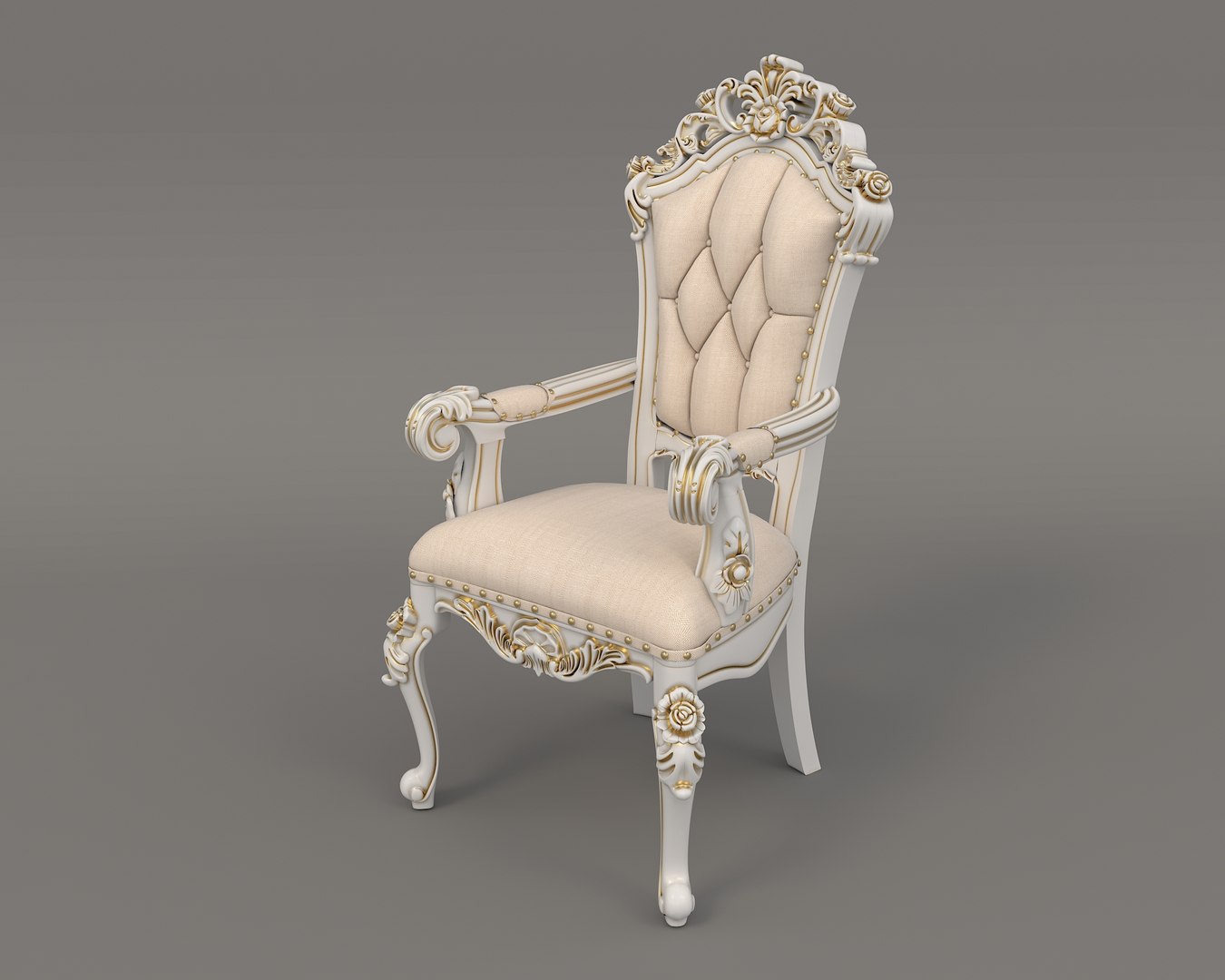3D Classic European Style Dining Table And Chairs 26 Model - TurboSquid ...