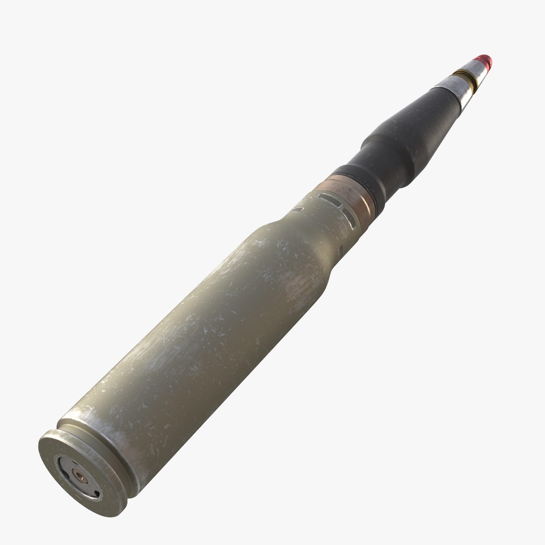 Artillery bullet 3D model - TurboSquid 1407577