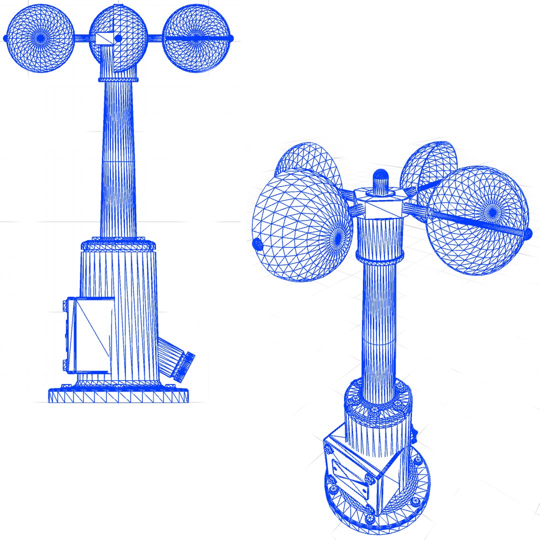 3D Wind Sensor B - TurboSquid 1328168