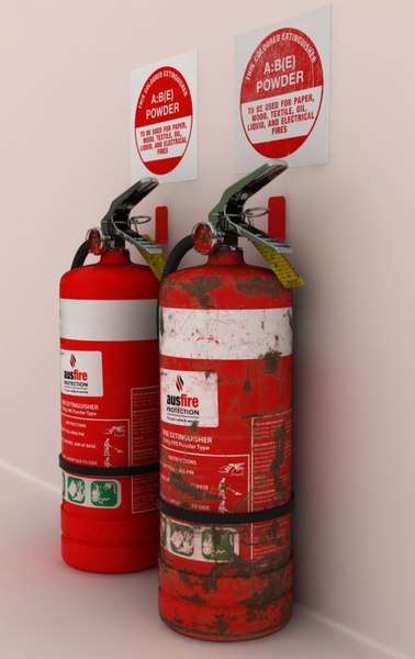 modelo 3d Extintor Oxidado / Limpio NURBS - TurboSquid 1291978