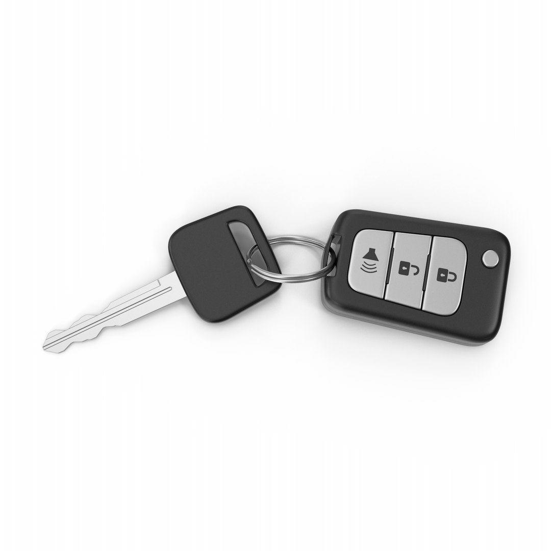 Car Keys With Chain Model - TurboSquid 2068595