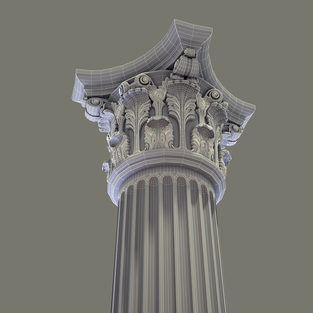 Classical Column C03 3d Model