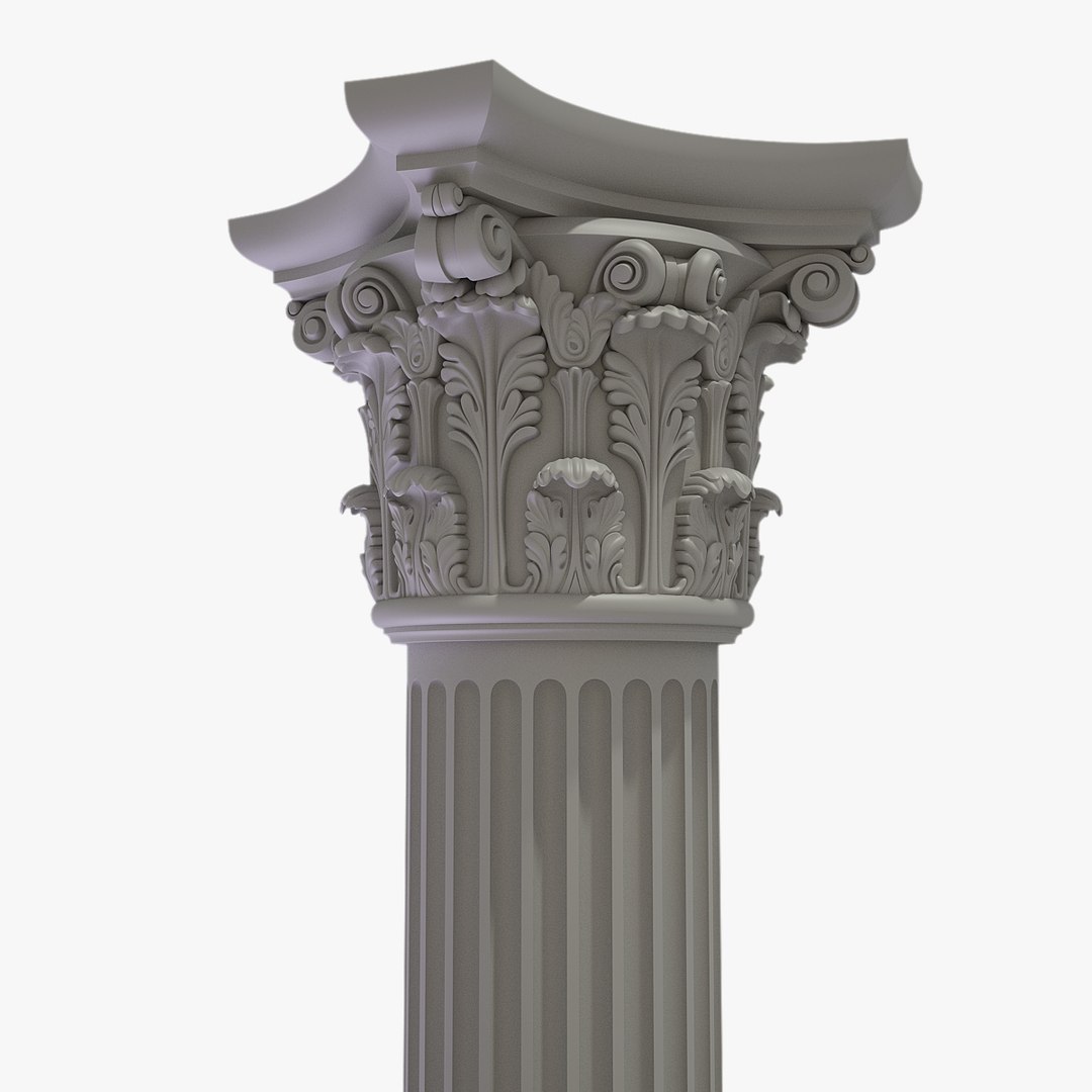 Classical Column C03 3d Model