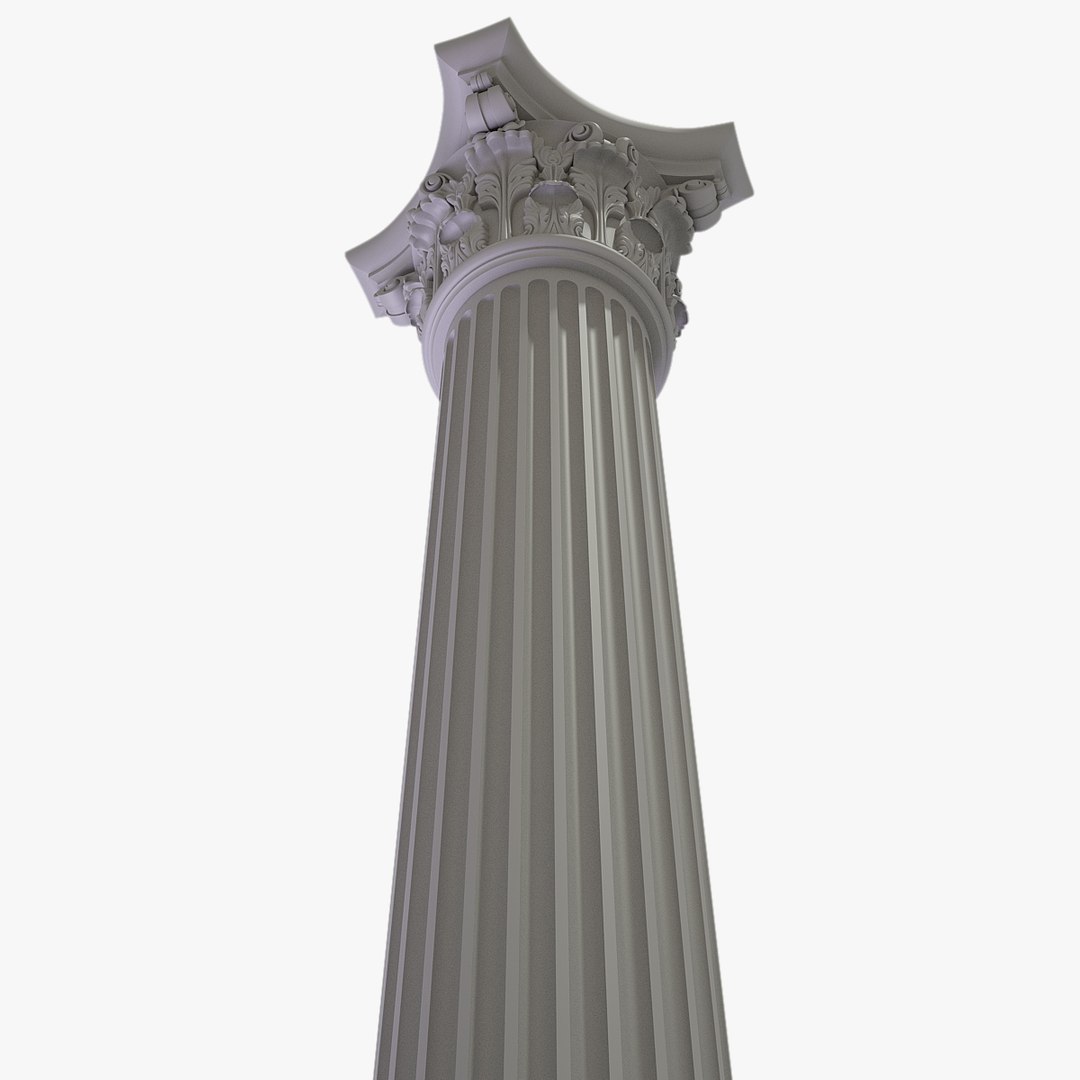 Classical Column C03 3d Model