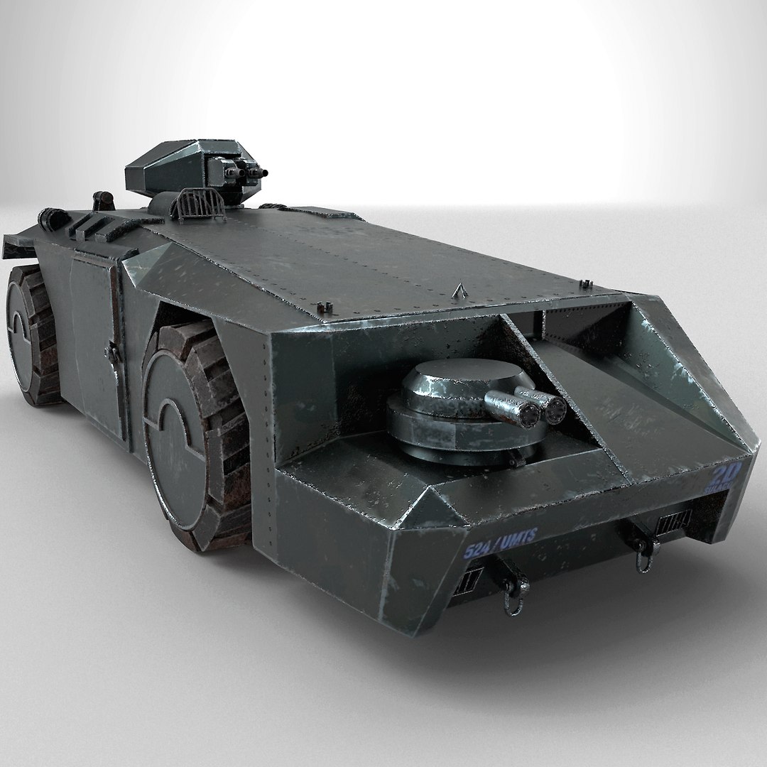 3D Model Aliens M577 APC - PBR 4K Textures - TurboSquid 2308775