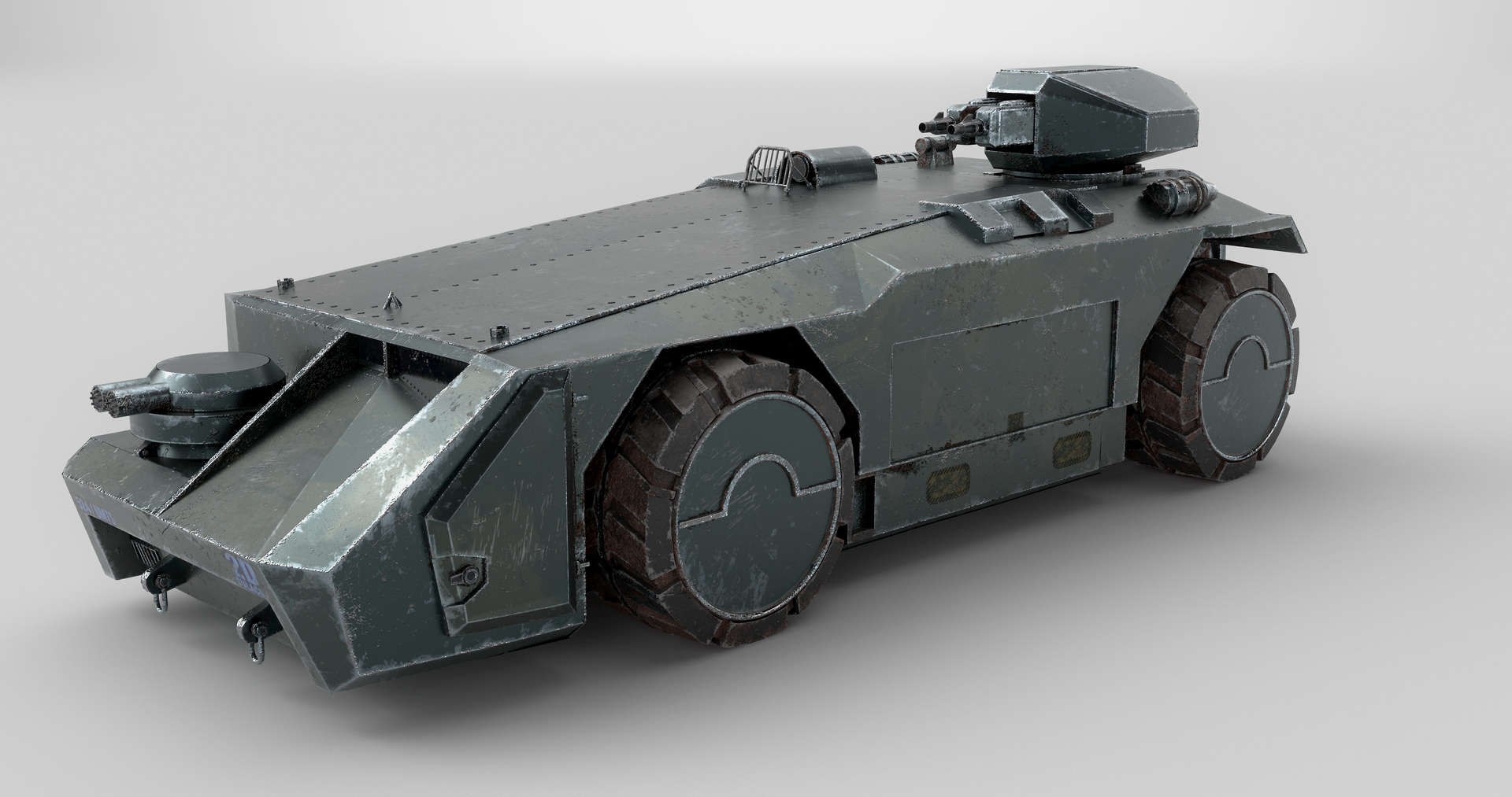 3D Model Aliens M575 APC - PBR 4K Texture - TurboSquid 2308775