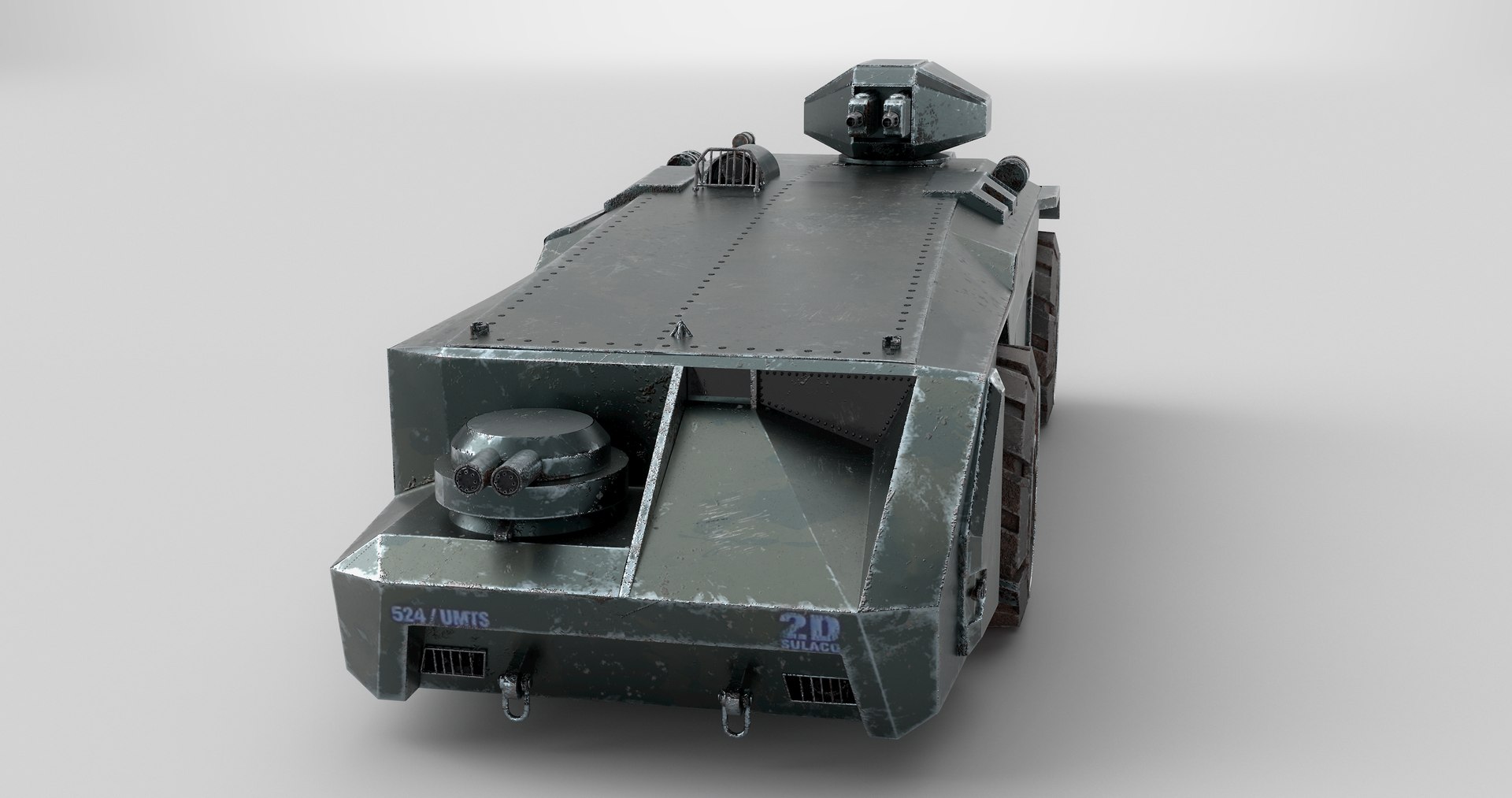 3D Model Aliens M577 APC - PBR 4K Textures - TurboSquid 2308775