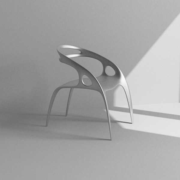 3d contemporary chair