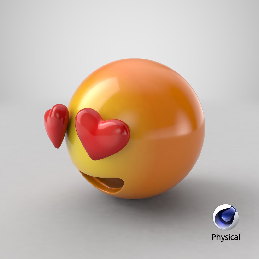 Emoji 13 smiling face model - TurboSquid 1367620